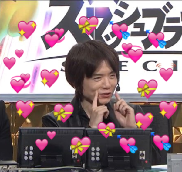 For his neutral special, he does a cute face