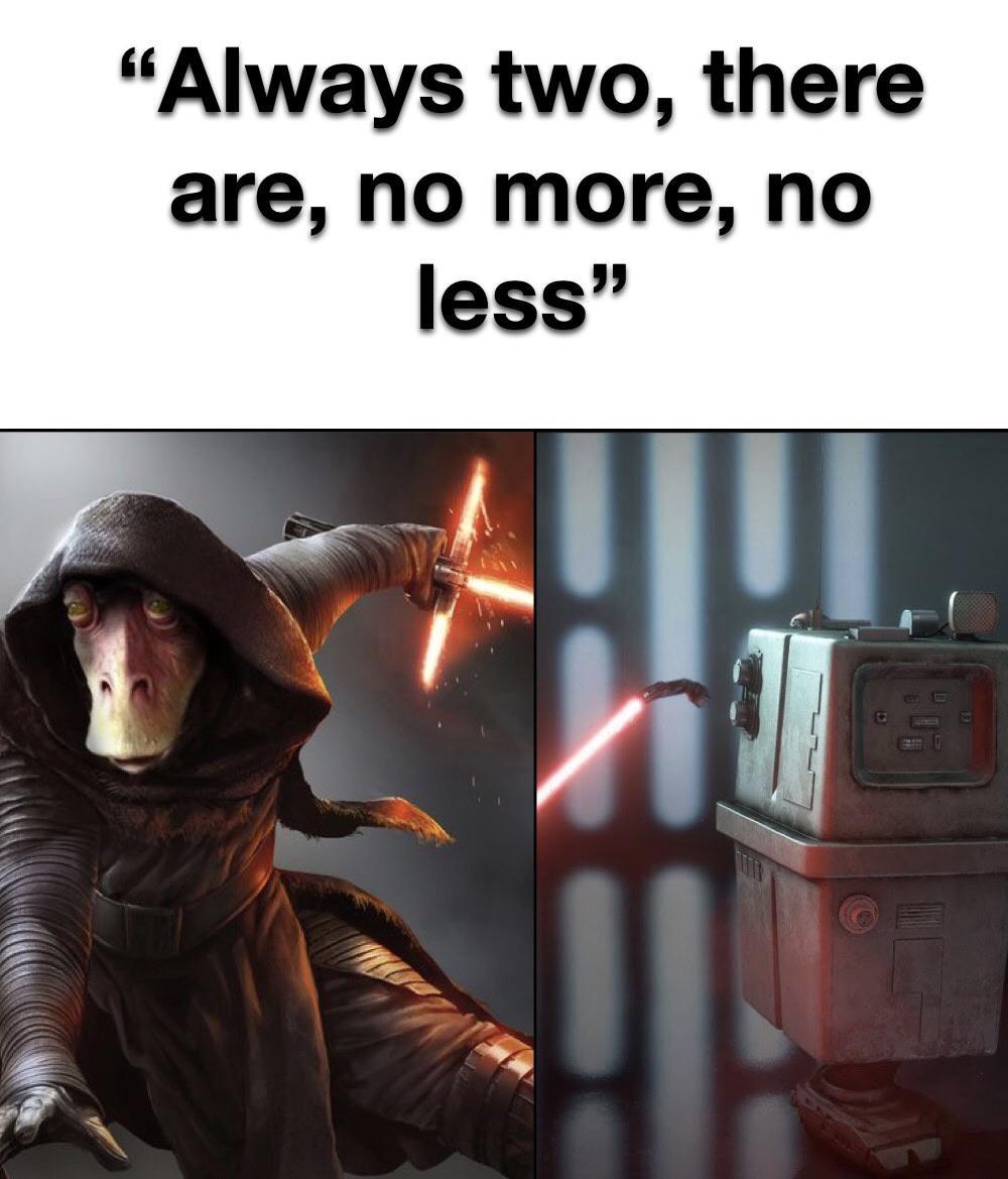 A master and an apprentice | /r/PrequelMemes | Prequel Memes | Know ...