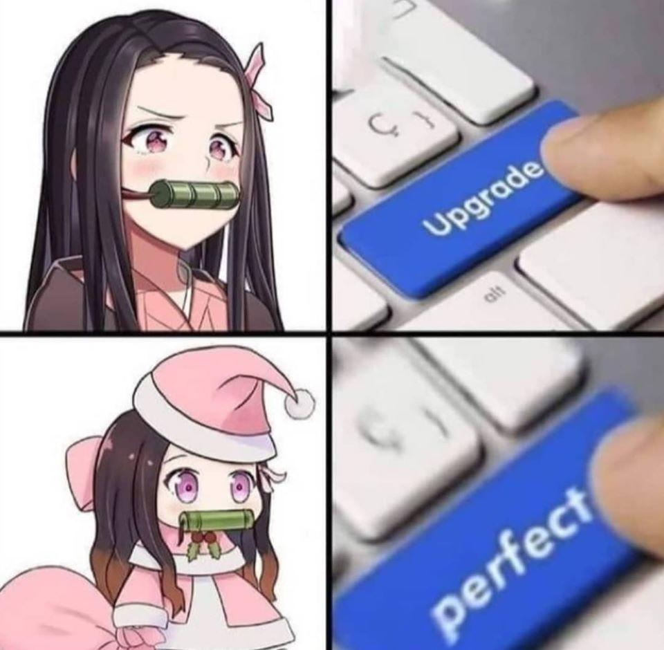 a seasonal upgrade | Upgrade Button | Know Your Meme