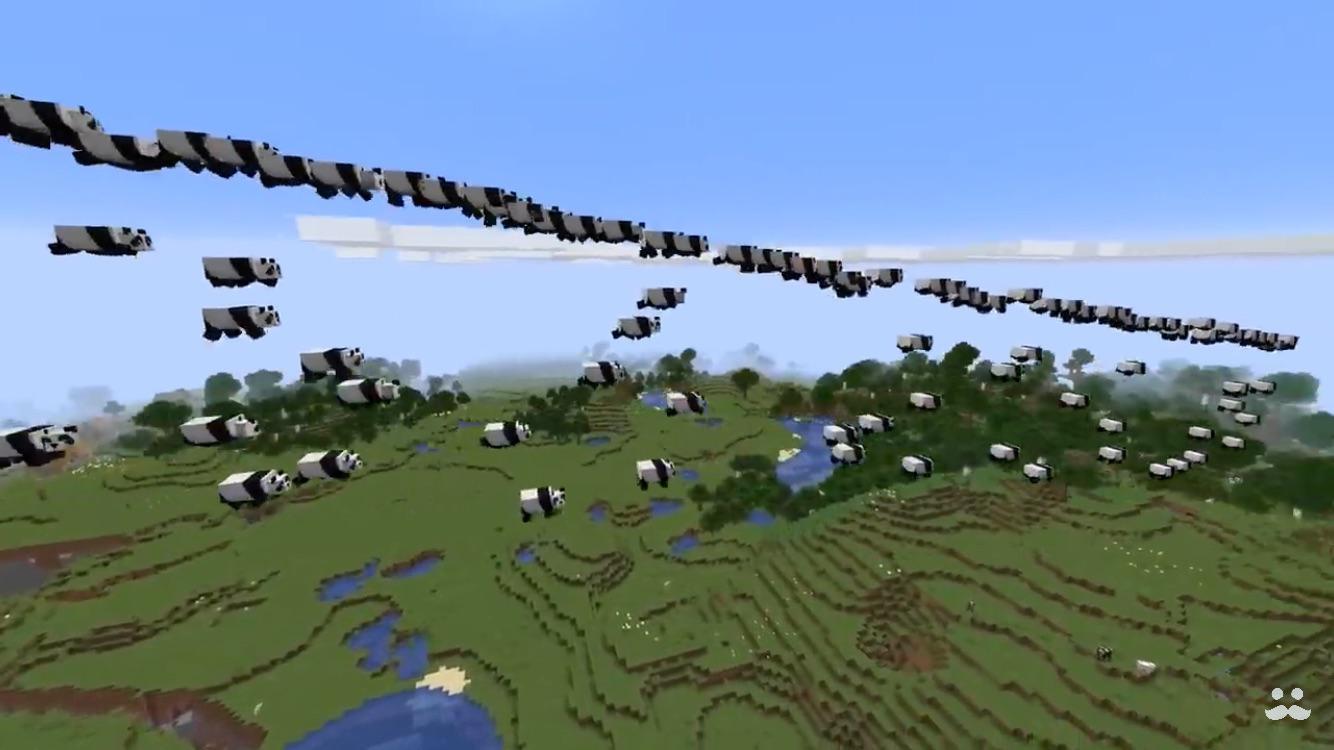 Ah yes we see the great panda migration | /r/MinecraftMemes | Minecraft ...