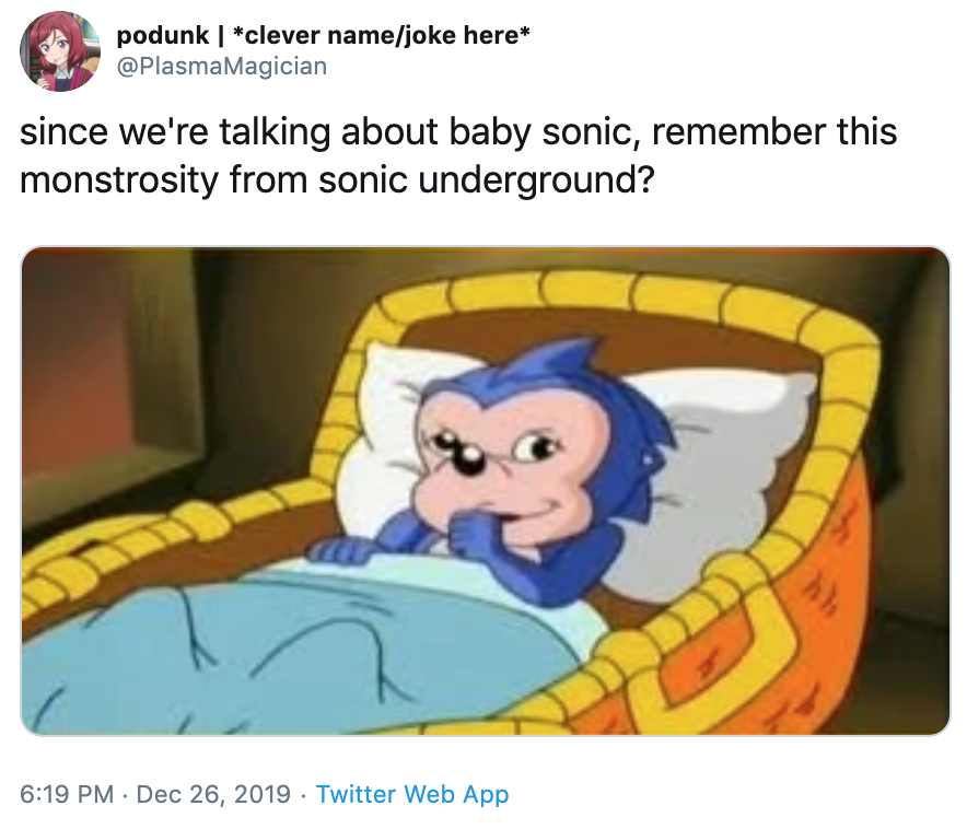 Monstrosity | Baby Sonic | Know Your Meme
