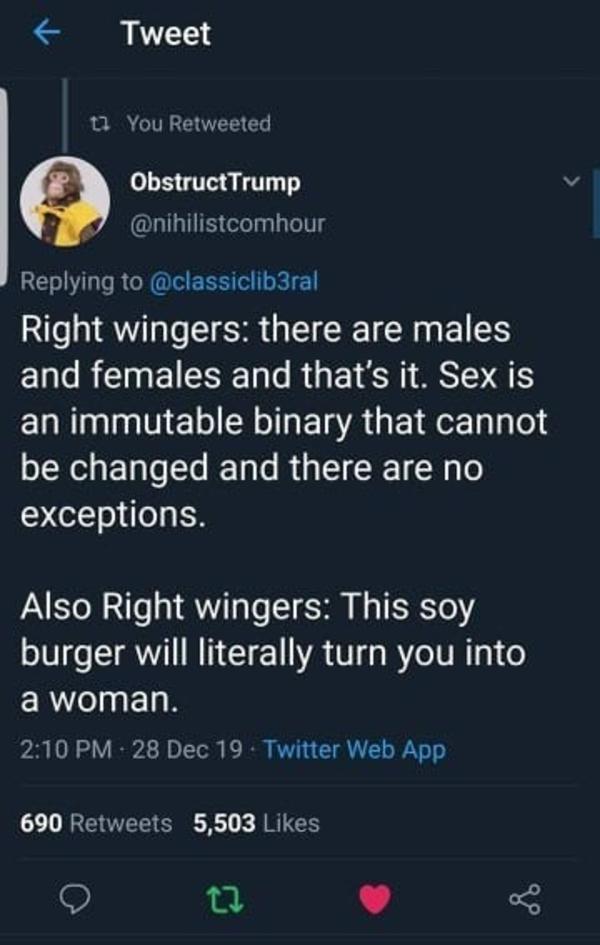 Posting this makes me a soy enby | Impossible Whopper Estrogen | Know ...