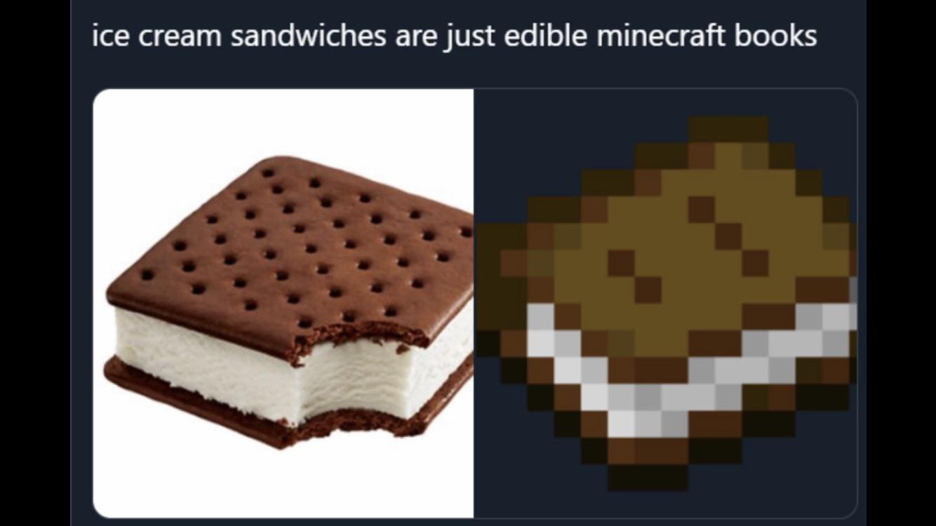 Yummy books... | /r/MinecraftMemes | Minecraft | Know Your Meme