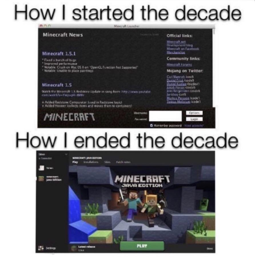 Saw that somewhere, nostalgic really.. | /r/MinecraftMemes | Minecraft ...