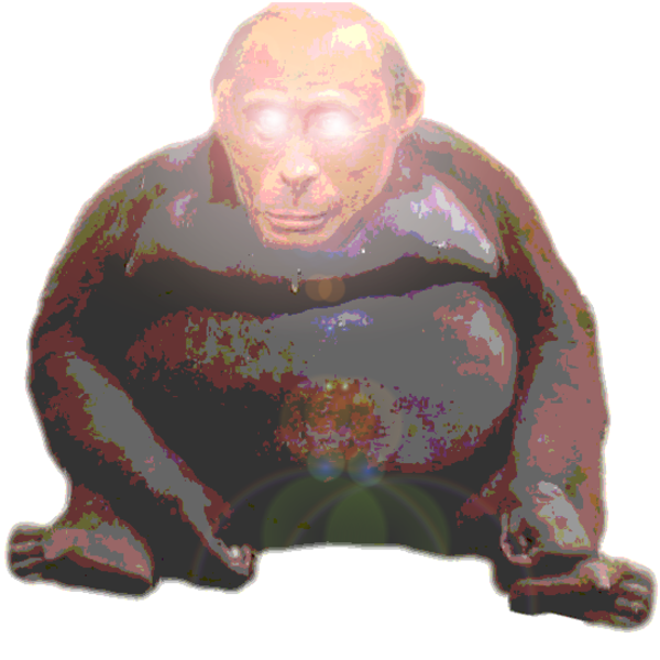 Le Monke with Glowing Eyes | Monkey Putin | Know Your Meme