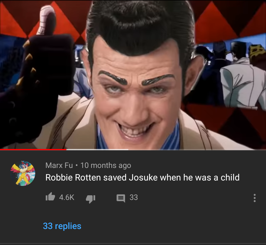 Robbie Rotten the enemy of the show and he looks like a enemy stand ...