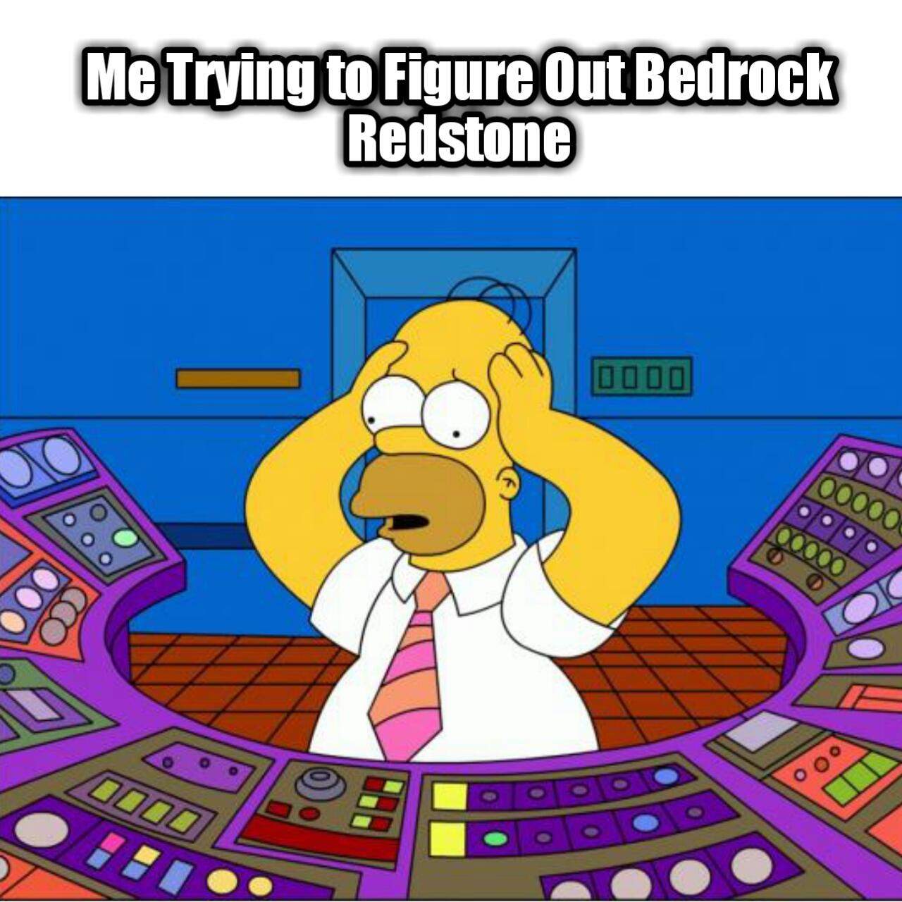 How it feels to play on Bedrock.. | /r/MinecraftMemes | Minecraft ...