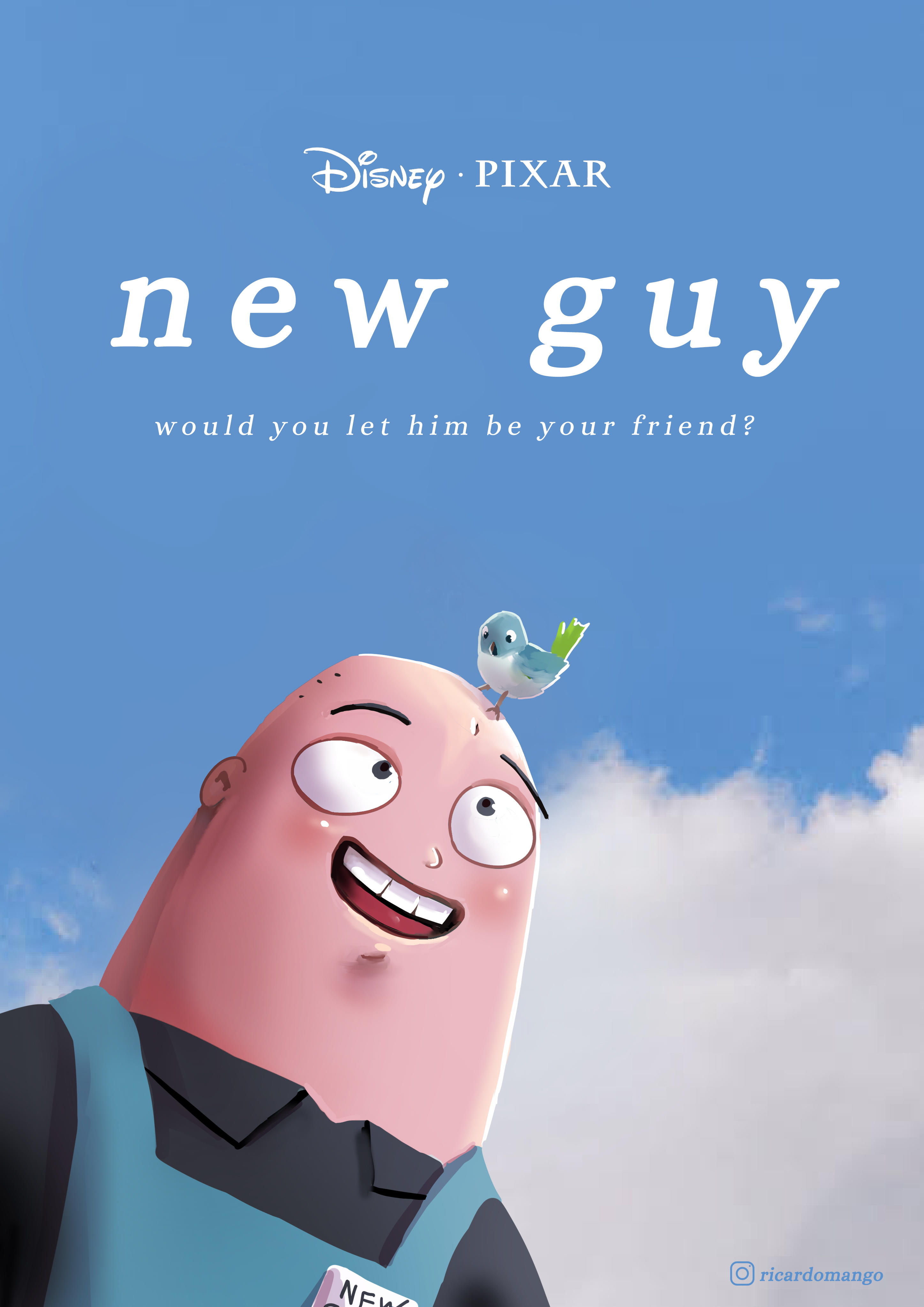 Disney Pixar New Guy poster | New Guy | Know Your Meme