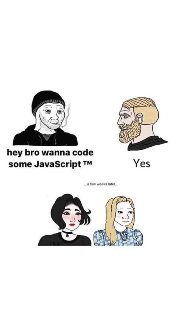 Wanna Code Some JavaScript | Doomer Girl | Know Your Meme