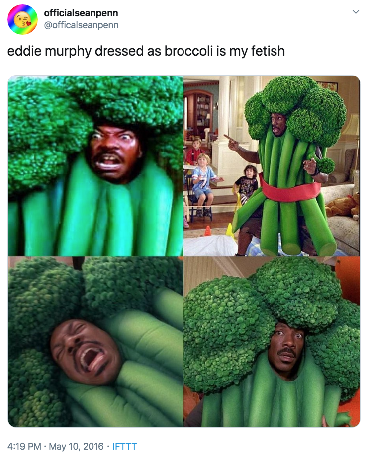 eddie murphy dressed as broccoli is my fetish | Broccoli Eddie Murphy ...