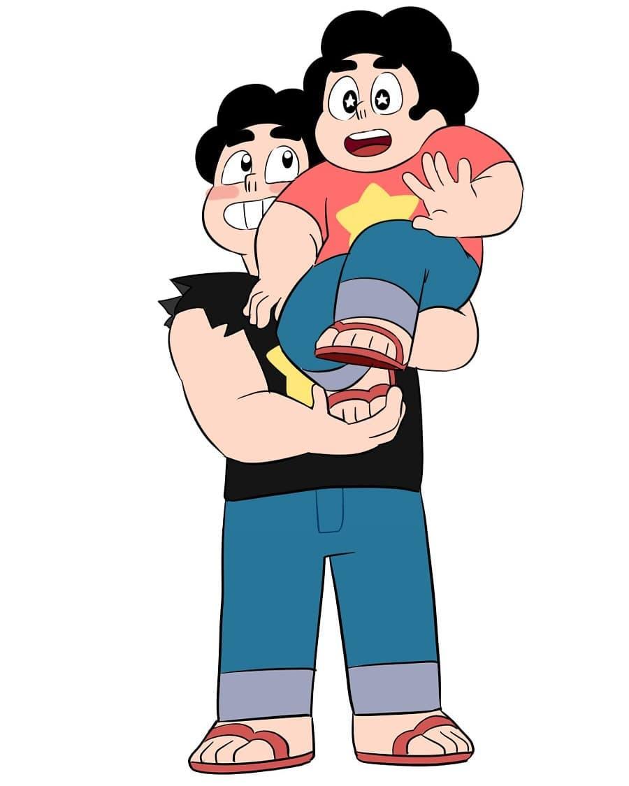 Steven and Little Steven | Steven Universe | Know Your Meme