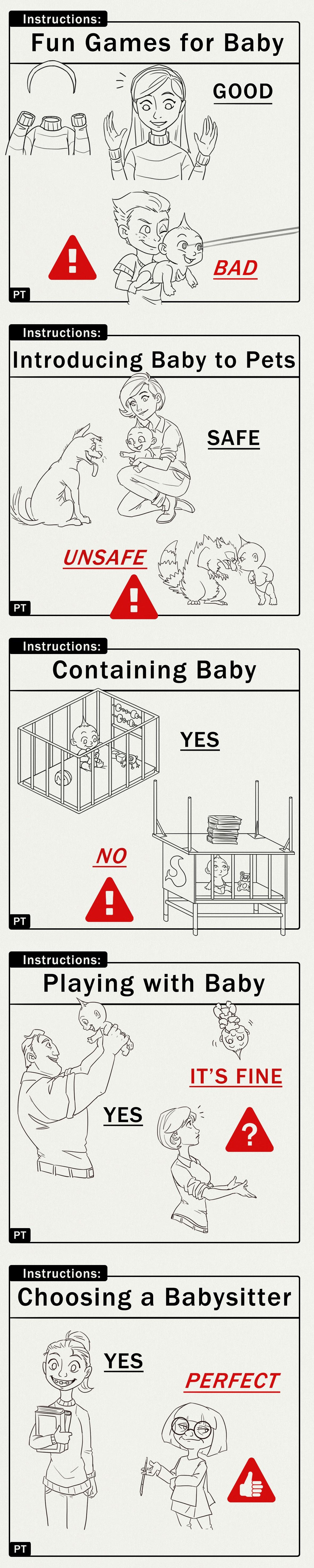 Funny Baby Instructions at Imelda Metzger blog