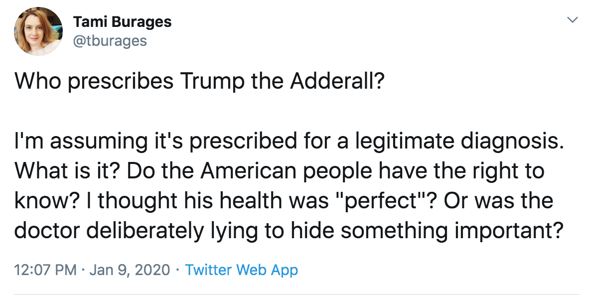 What's he got | Trump Adderall Addiction Theory | Know Your Meme