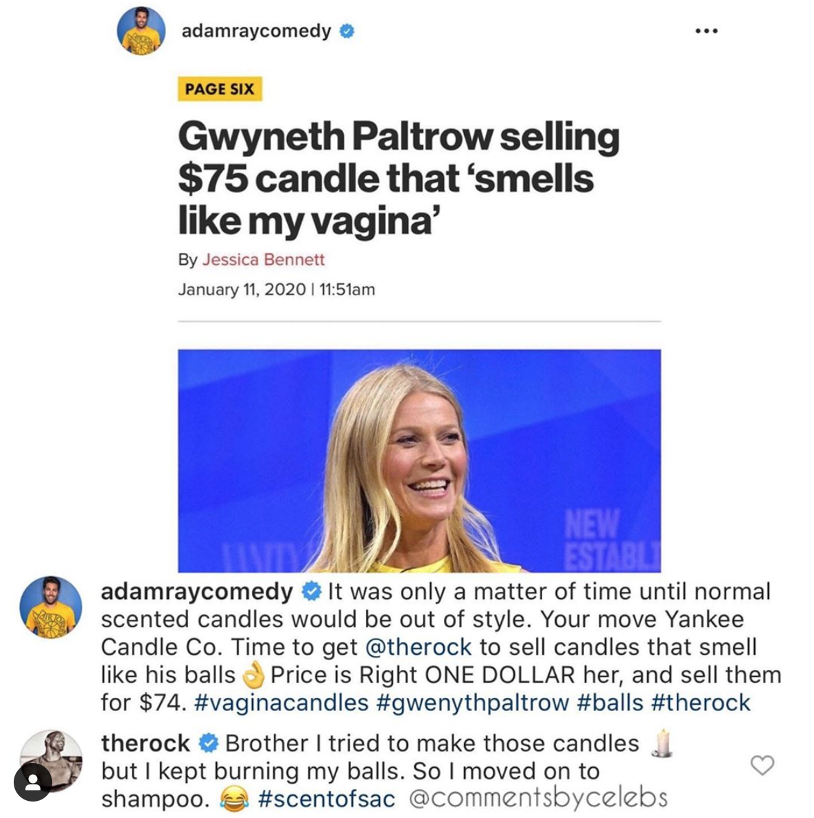 The Rock | Goop | Know Your Meme