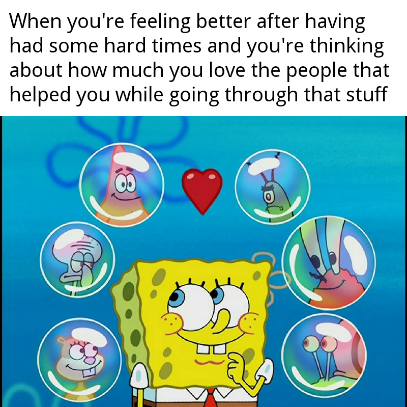 F is for friends who support each other | /r/BikiniBottomTwitter ...