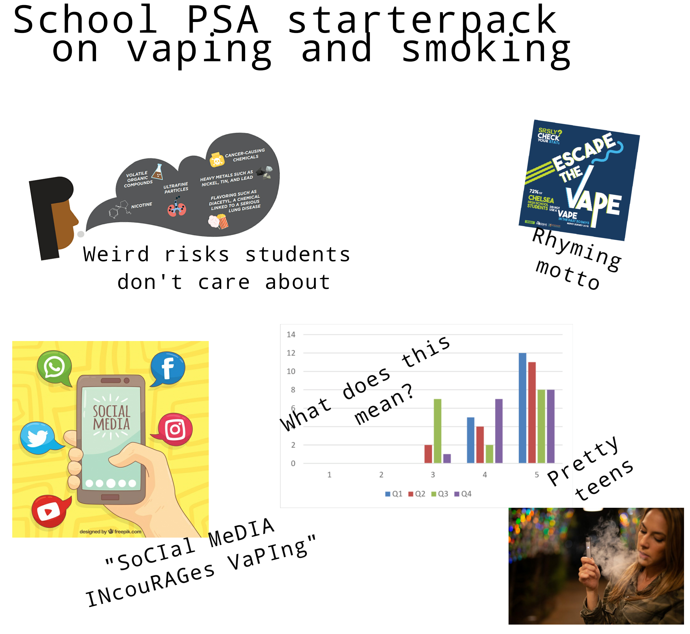 School vaping PSA starterpack | /r/starterpacks | Starter Packs | Know ...