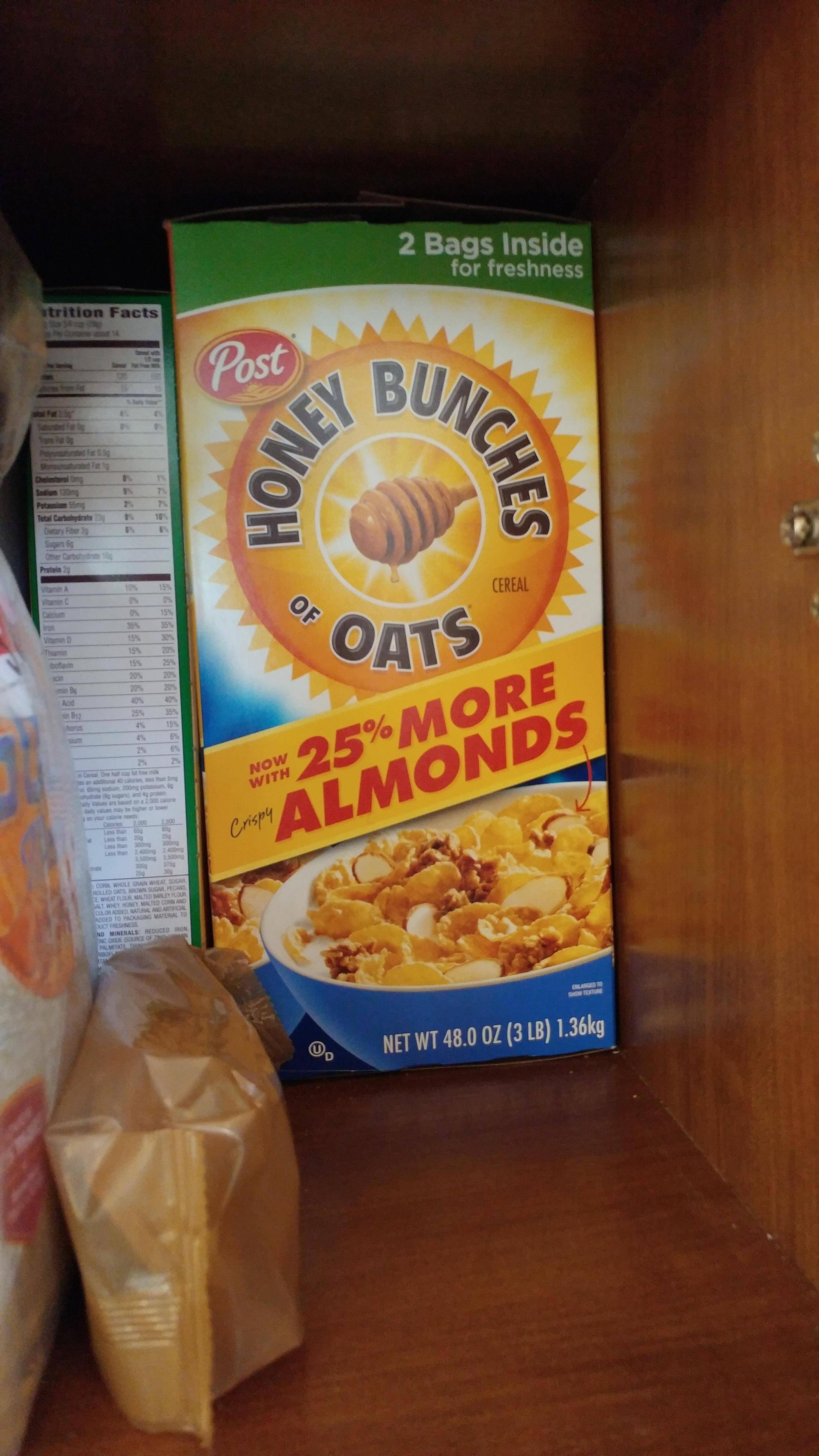 I'm allergic to almonds. This is all my parents will buy. They eat all ...