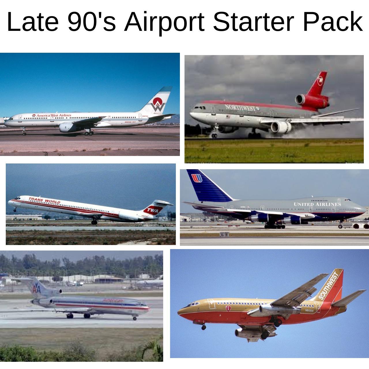Late 90's Airport Starter Pack | /r/starterpacks | Starter Packs | Know ...