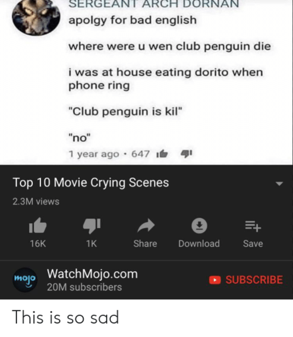 Club Penguin is kill | Club Penguin Is Kil | Know Your Meme