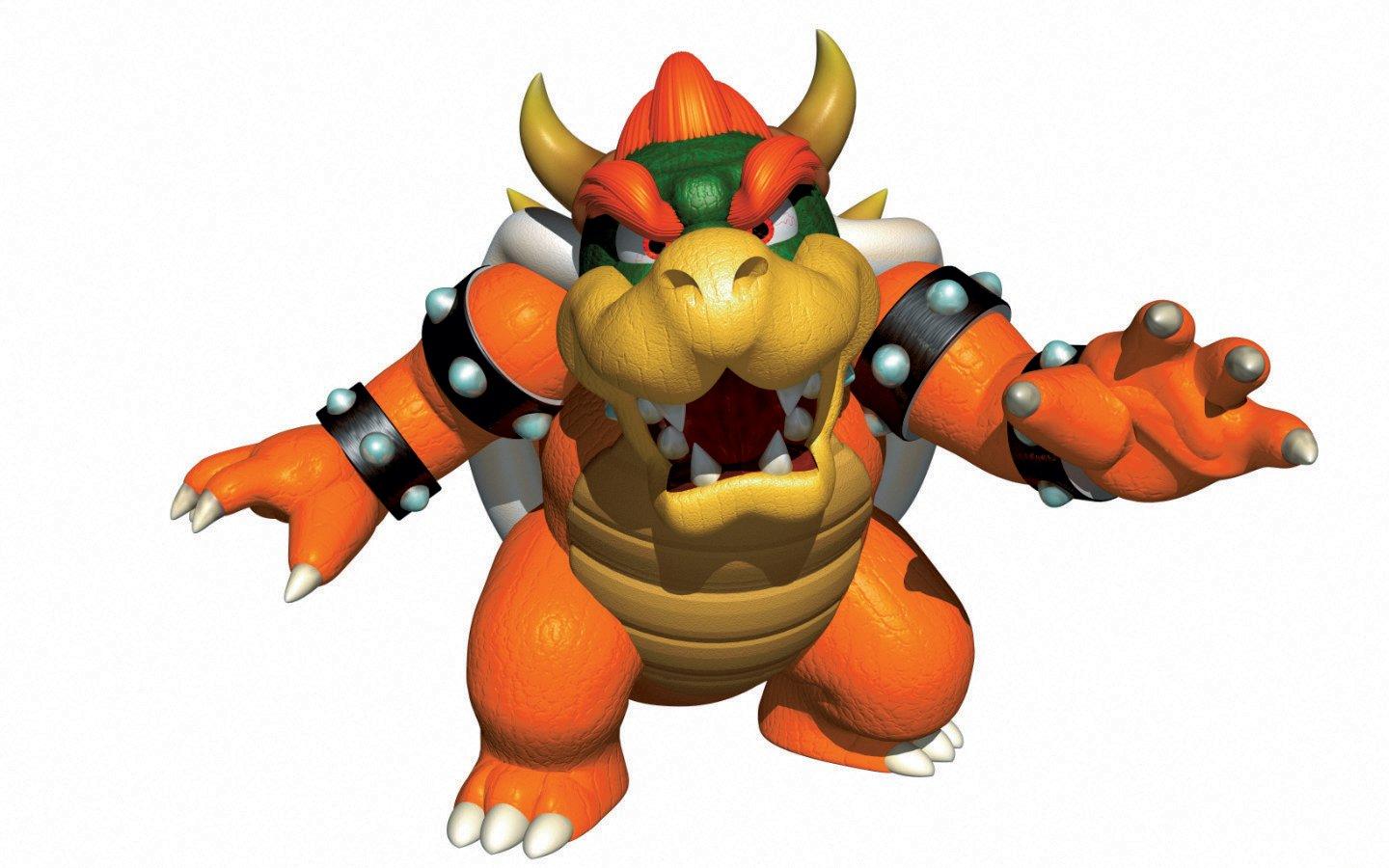 bowser HD artwork Super Mario 64 | Super Mario 64 | Know Your Meme