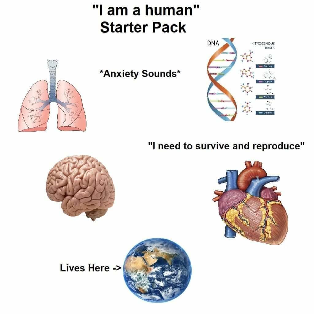 The 'i'm human' starterpack | /r/starterpacks | Starter Packs | Know ...