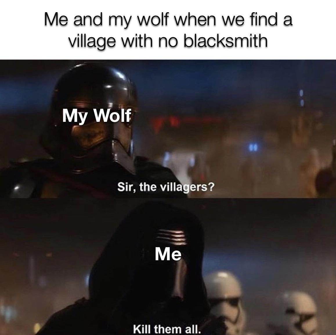 The blacksmith is the only good house | /r/MinecraftMemes | Minecraft ...