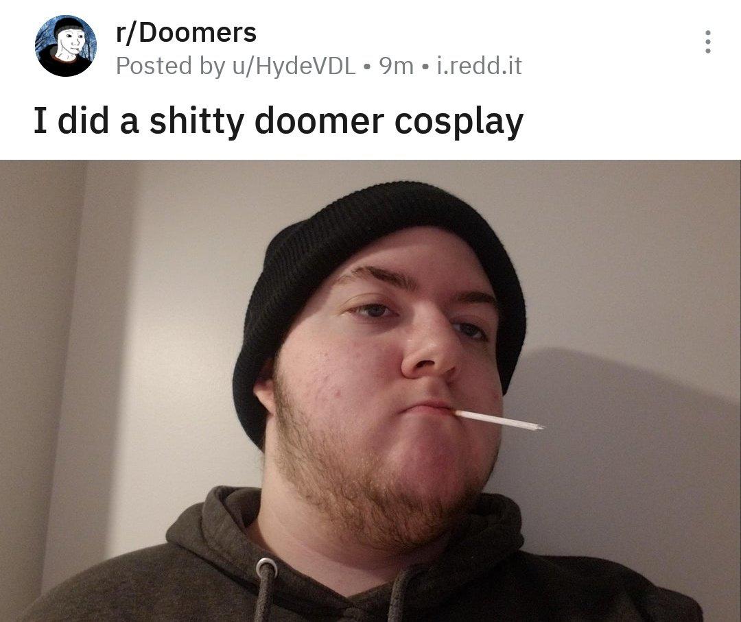 i smoke and have neckbeard therefore doomer | /r/Doomers | Doomer ...