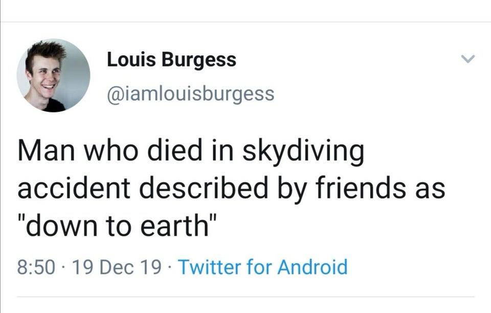 skydiving | Pun | Know Your Meme