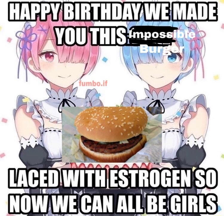 We Made You This Impossible Burger | Impossible Whopper Estrogen | Know ...