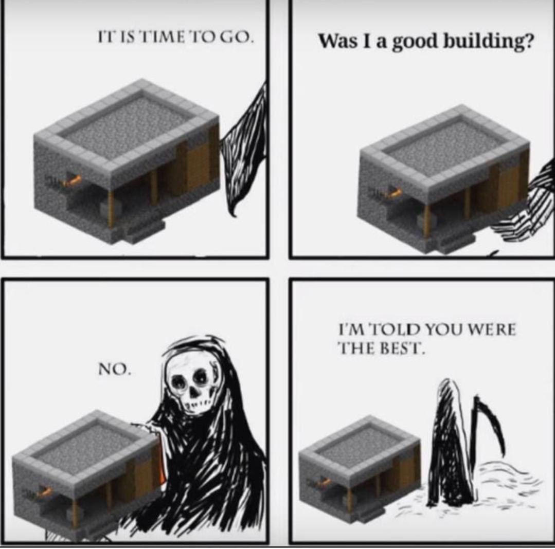 rip original villages | /r/MinecraftMemes | Minecraft | Know Your Meme