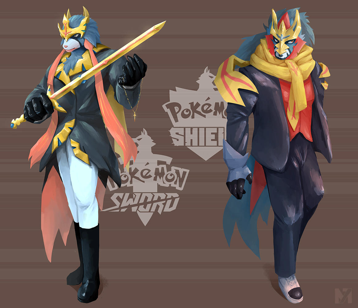 Zacian and Zamazenta by M7 | Pokémon Sword and Shield | Know Your Meme