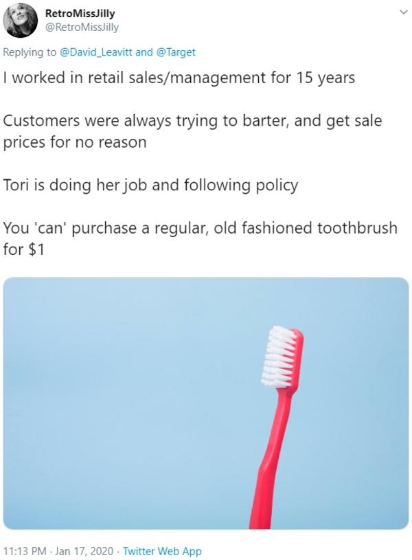 You 'can' purchase a regular, old fashioned toothbrush for $1 | Target ...