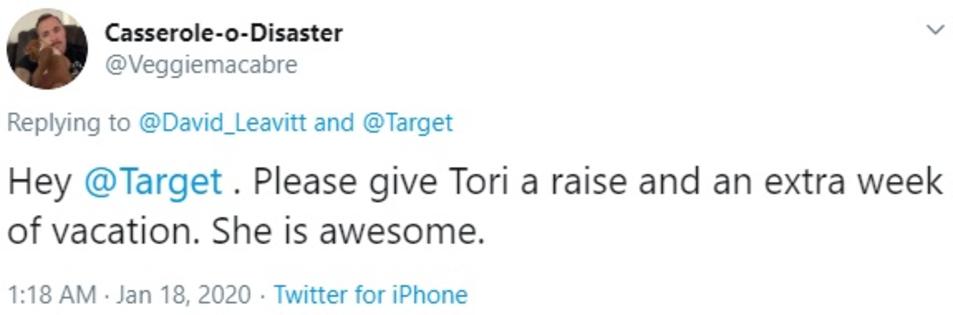 Please give Tori a raise | Target Tori | Know Your Meme