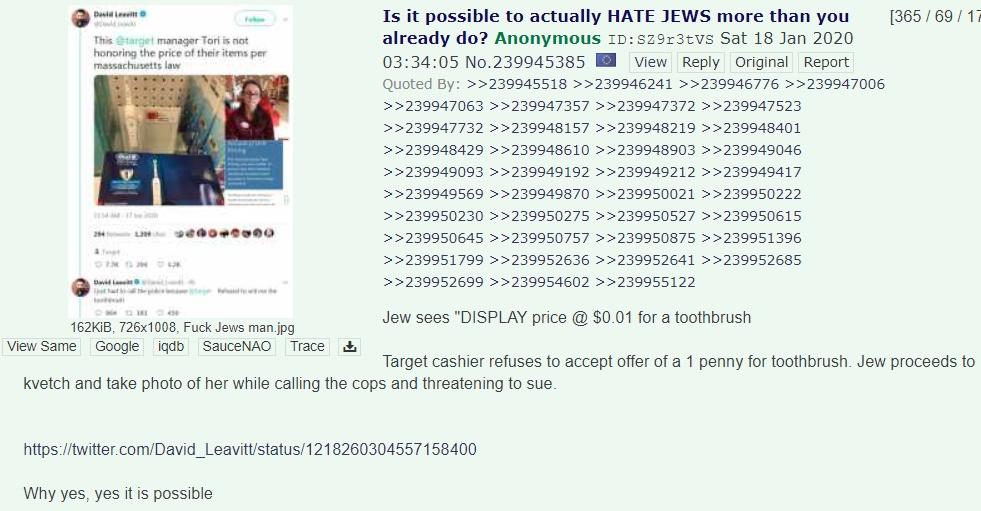 /pol/ Thread #239945385 | Target Tori | Know Your Meme