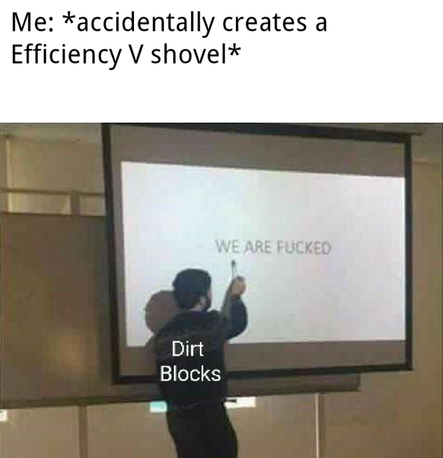 * crunching intensifies * | /r/MinecraftMemes | Minecraft | Know Your Meme