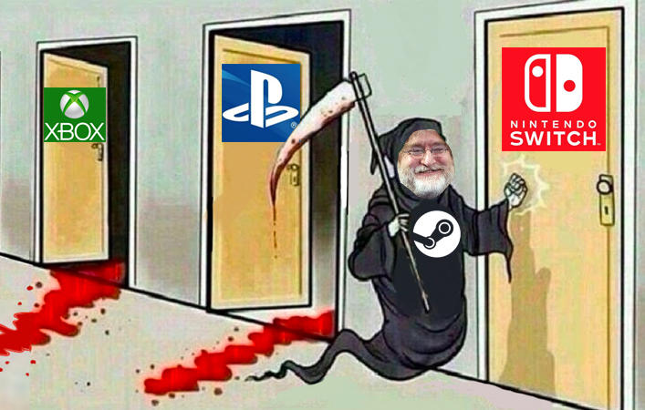 The Steam Reaper | Death Knocking on Doors | Know Your Meme