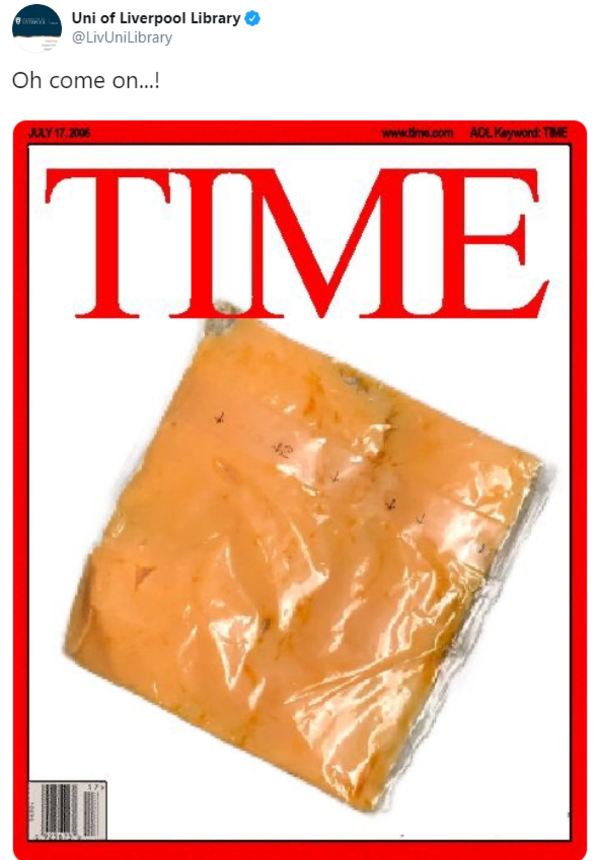 Time | Cheese Slice Bookmark | Know Your Meme