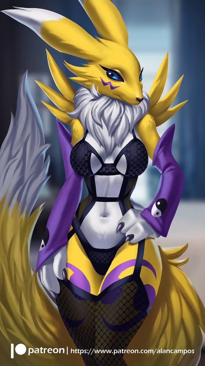 Renamon Lingerie By Playfurry Renamon Know Your Meme