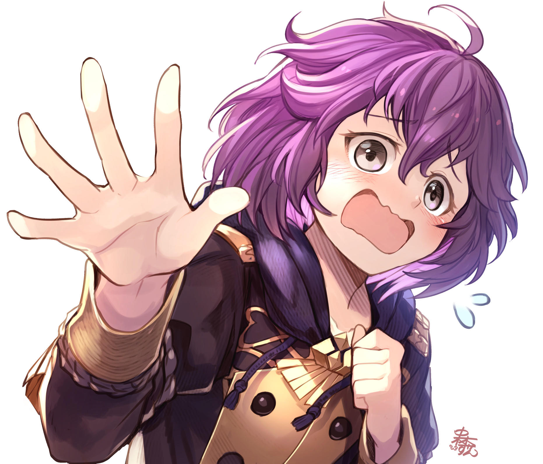 Bernadetta scared from all the love and affection she got from the ...