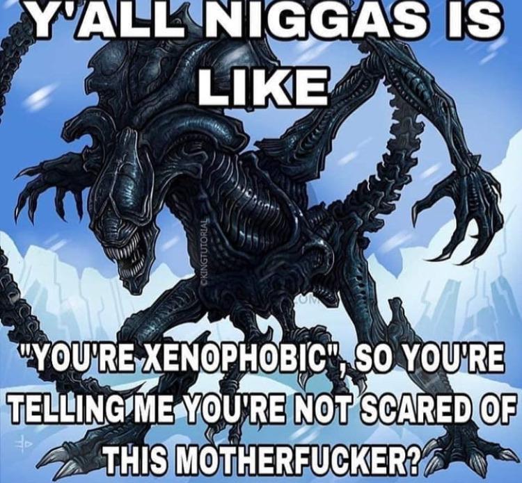 xenomorphs be pretty scary doe | /r/okbuddyretard | OkBuddyRetard ...