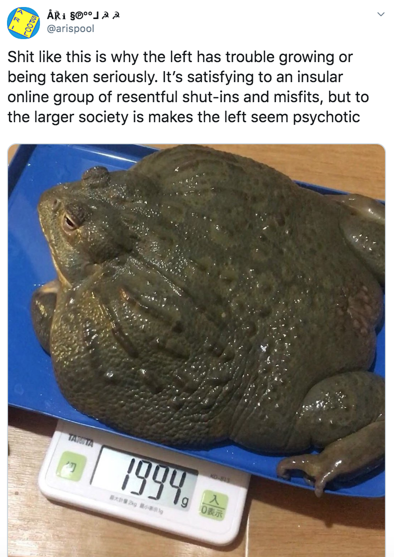 big frog | Shit Like This Is Why The Left Has Trouble Growing | Know ...