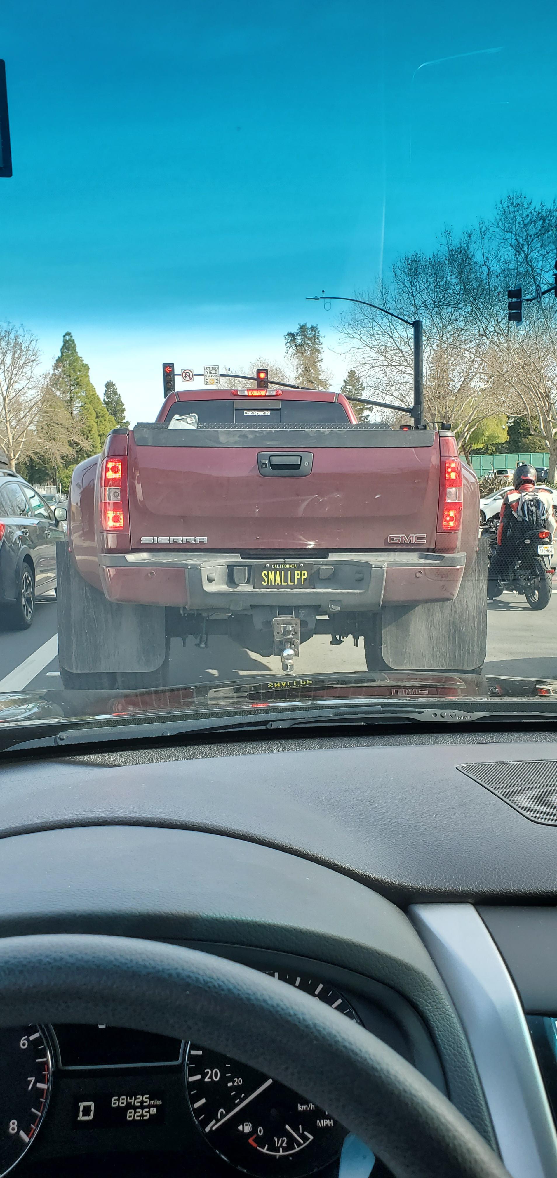 Well, you gotta give it to him. He's got a big truck. (OC) | /r/funny ...