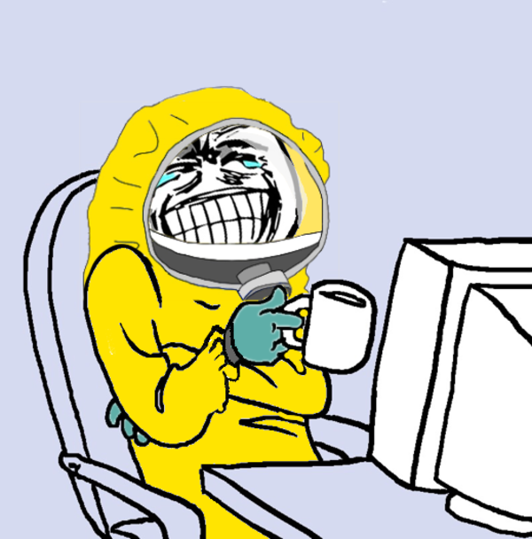 laughing hazmat | Hazmat Suit Edits | Know Your Meme