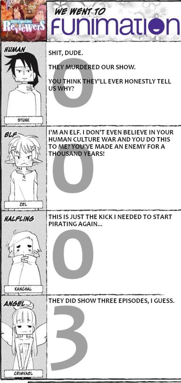 Lol,Funimation got roasted | Ishuzoku Reviewers / Interspecies Reviewers | Know Your Meme