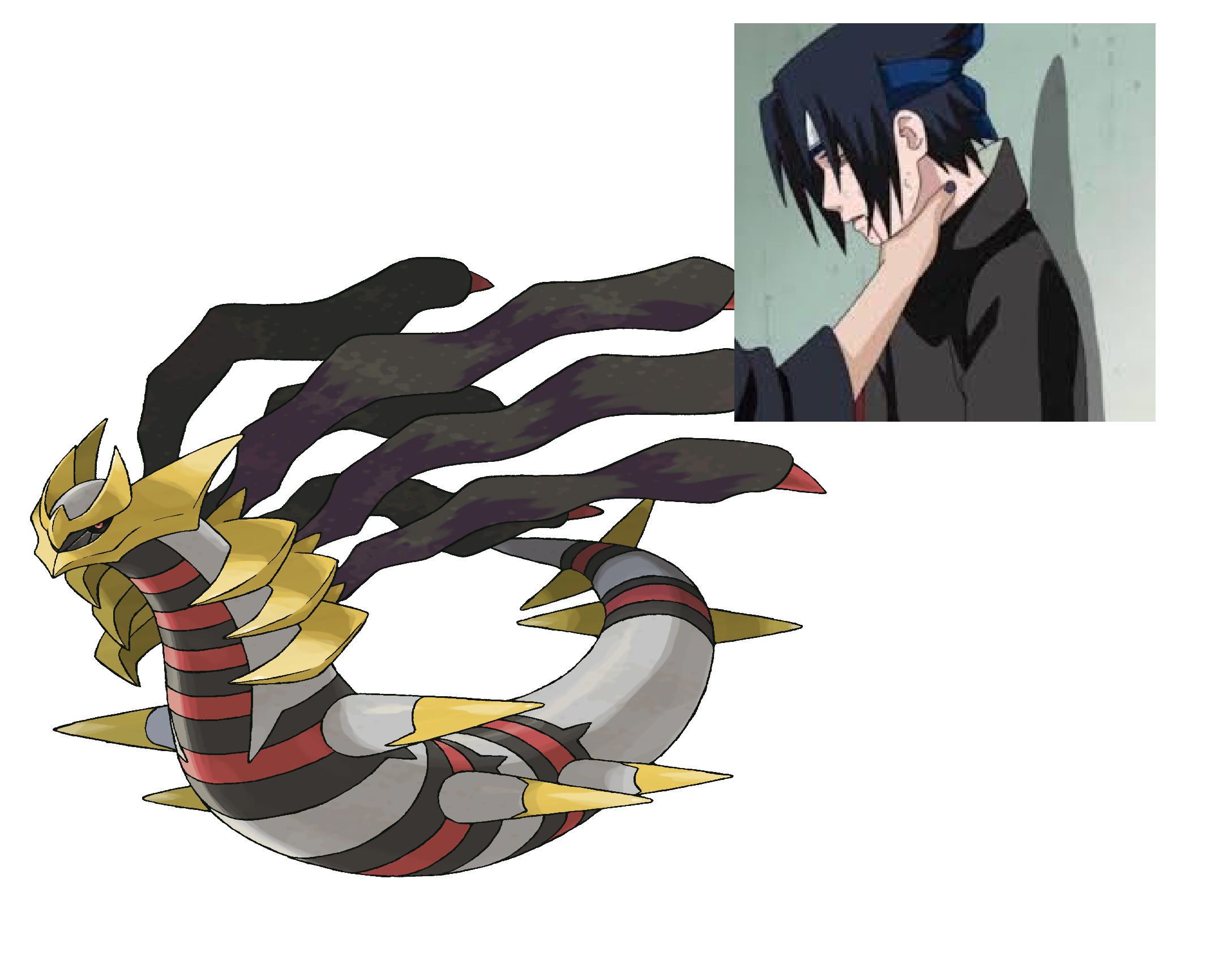 Giratina choking Sasuke | Sasuke Choke Edits | Know Your Meme