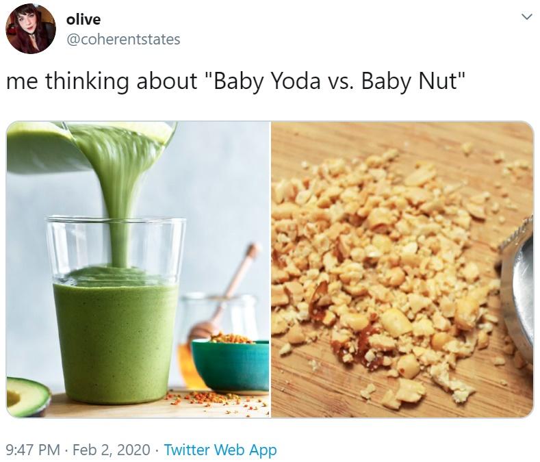 @coherentstates's Tweet | Baby Nut | Know Your Meme