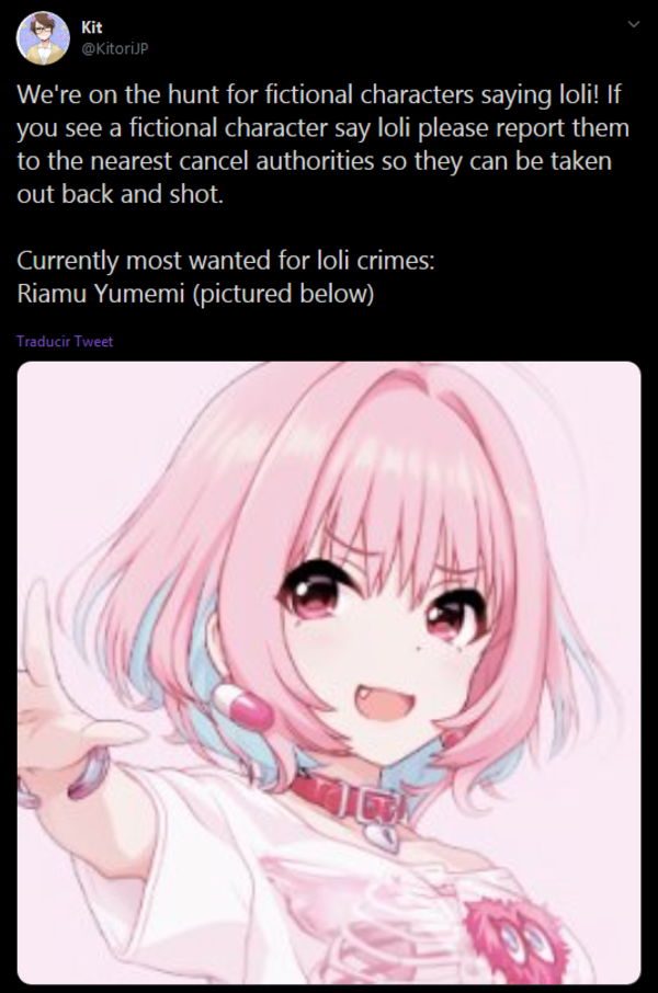 We're on the hunt for fictional characters saying loli! | Riamu Yumemi ...