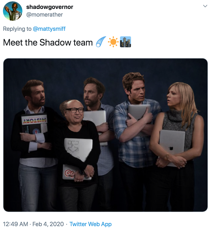 It's always sunny shadow | Meet the Shadow Team | Know Your Meme
