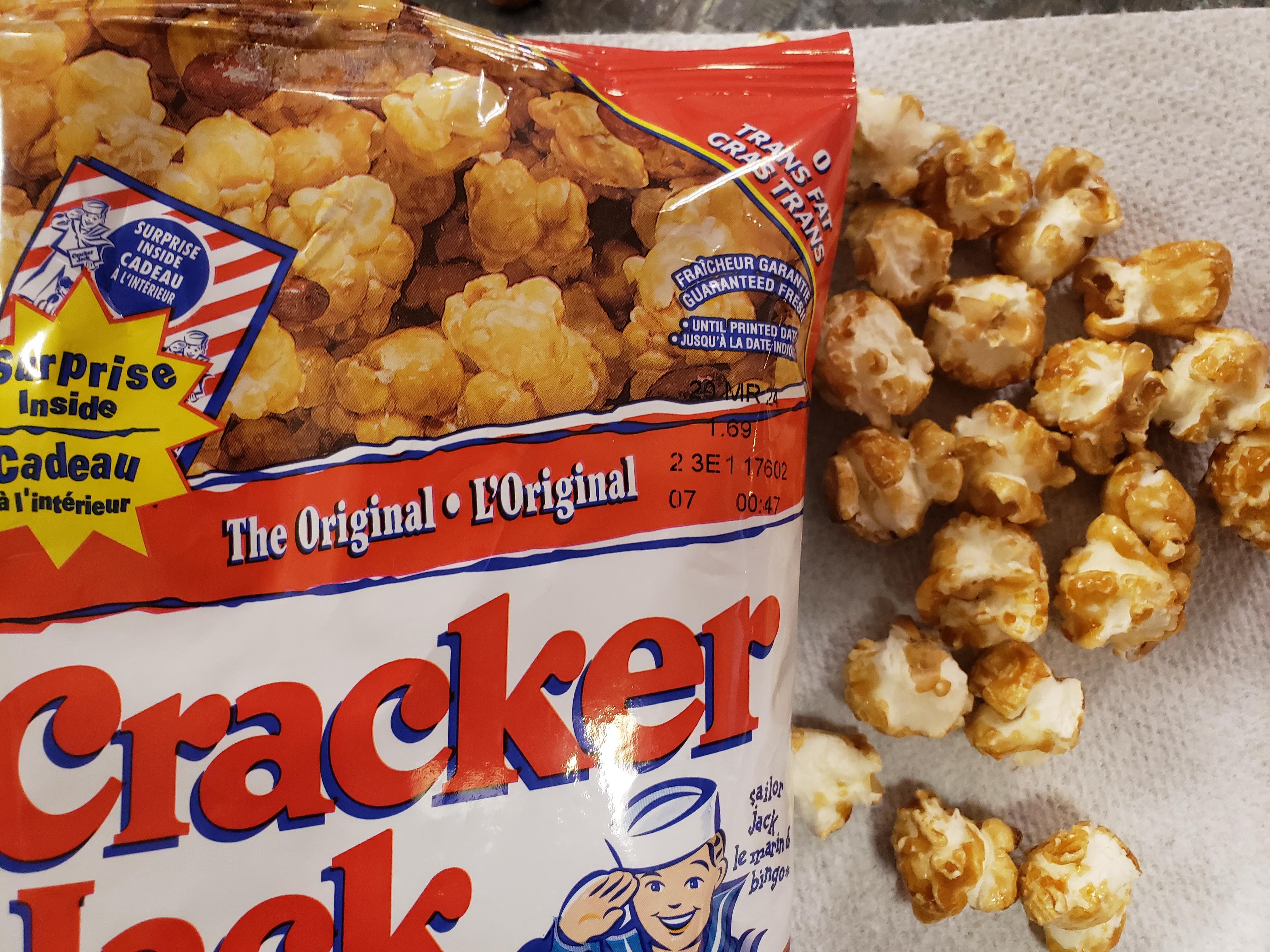 Common Cracker Jack, get your head in the game and fully coat those kernels! | /r ...
