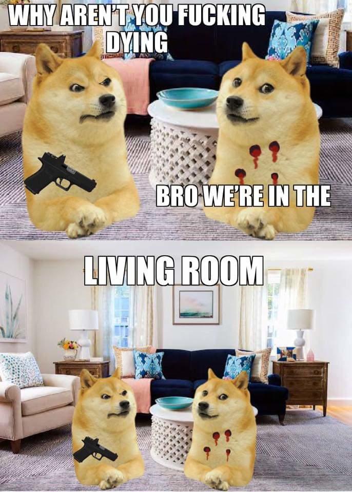 You can't die in the living room | /r/memes | Know Your Meme